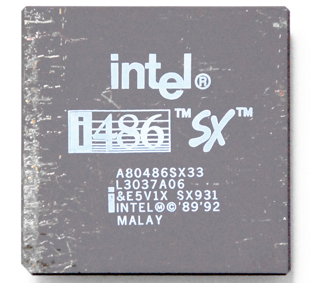 Intel 80486 - CPU MUSEUM - MUSEUM OF MICROPROCESSORS & DIE PHOTOGRAPHY