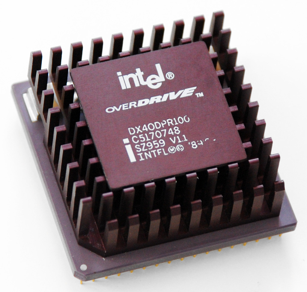 Intel 80486 OverDrive - CPU MUSEUM - MUSEUM OF MICROPROCESSORS & DIE ...