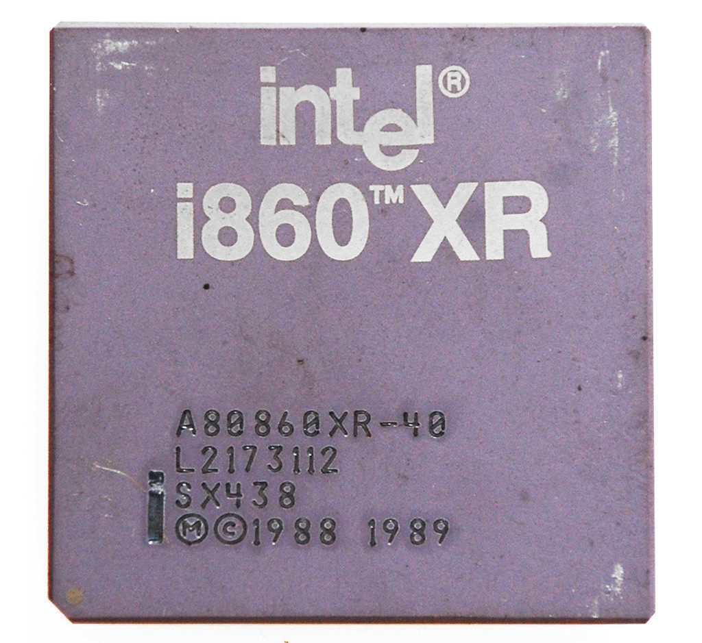 Intel 80860 - CPU MUSEUM - MUSEUM OF MICROPROCESSORS & DIE PHOTOGRAPHY