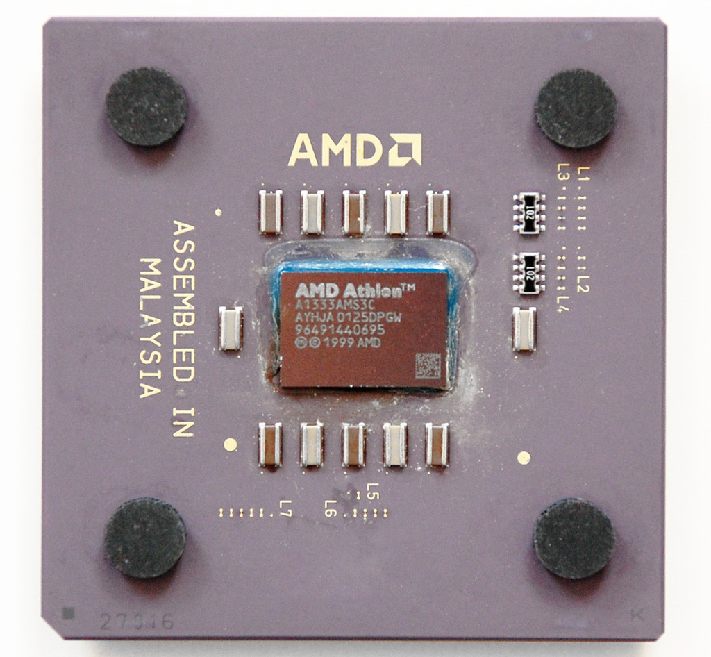 AMD Athlon (K7) - CPU MUSEUM - MUSEUM OF MICROPROCESSORS & DIE PHOTOGRAPHY