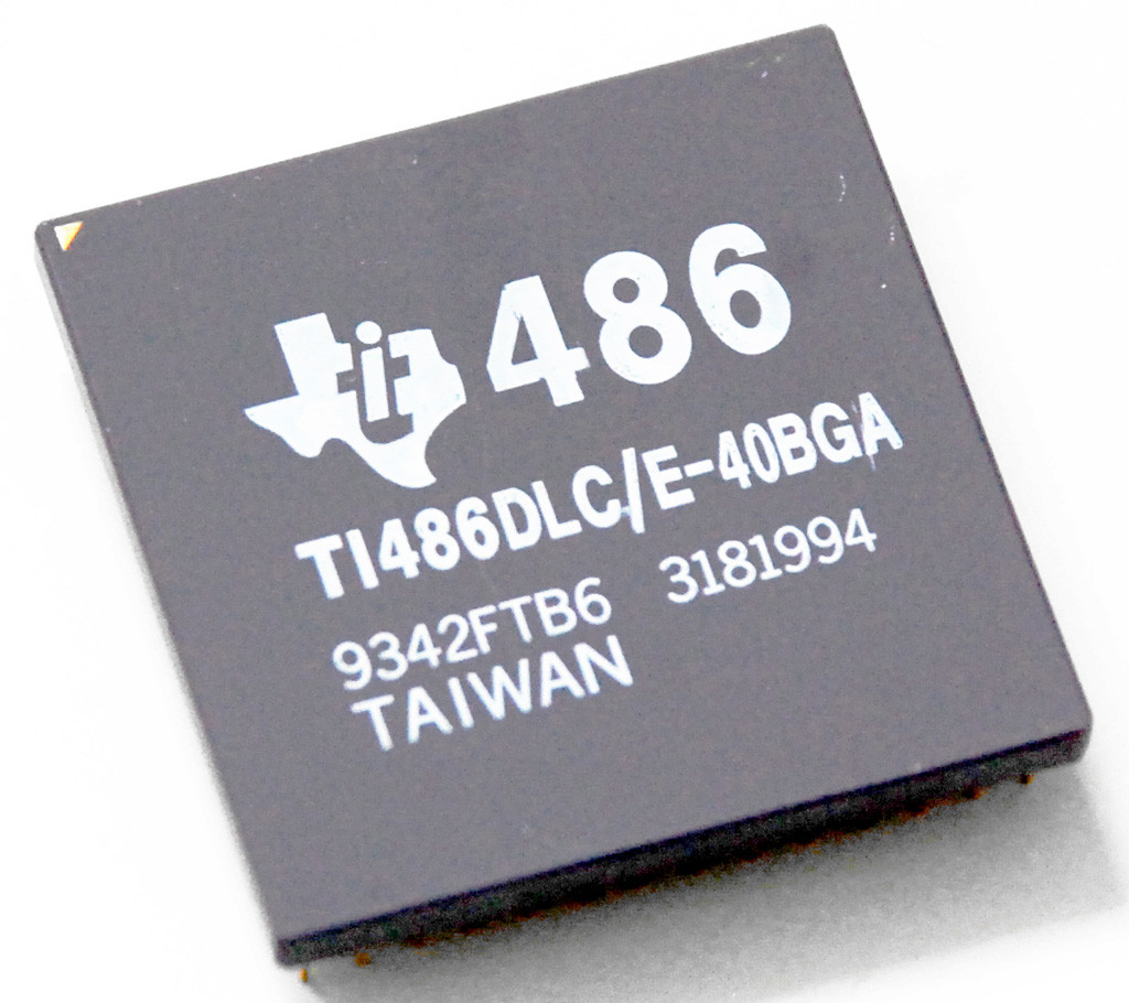Texas Instruments 486 - CPU MUSEUM - MUSEUM OF MICROPROCESSORS & DIE ...