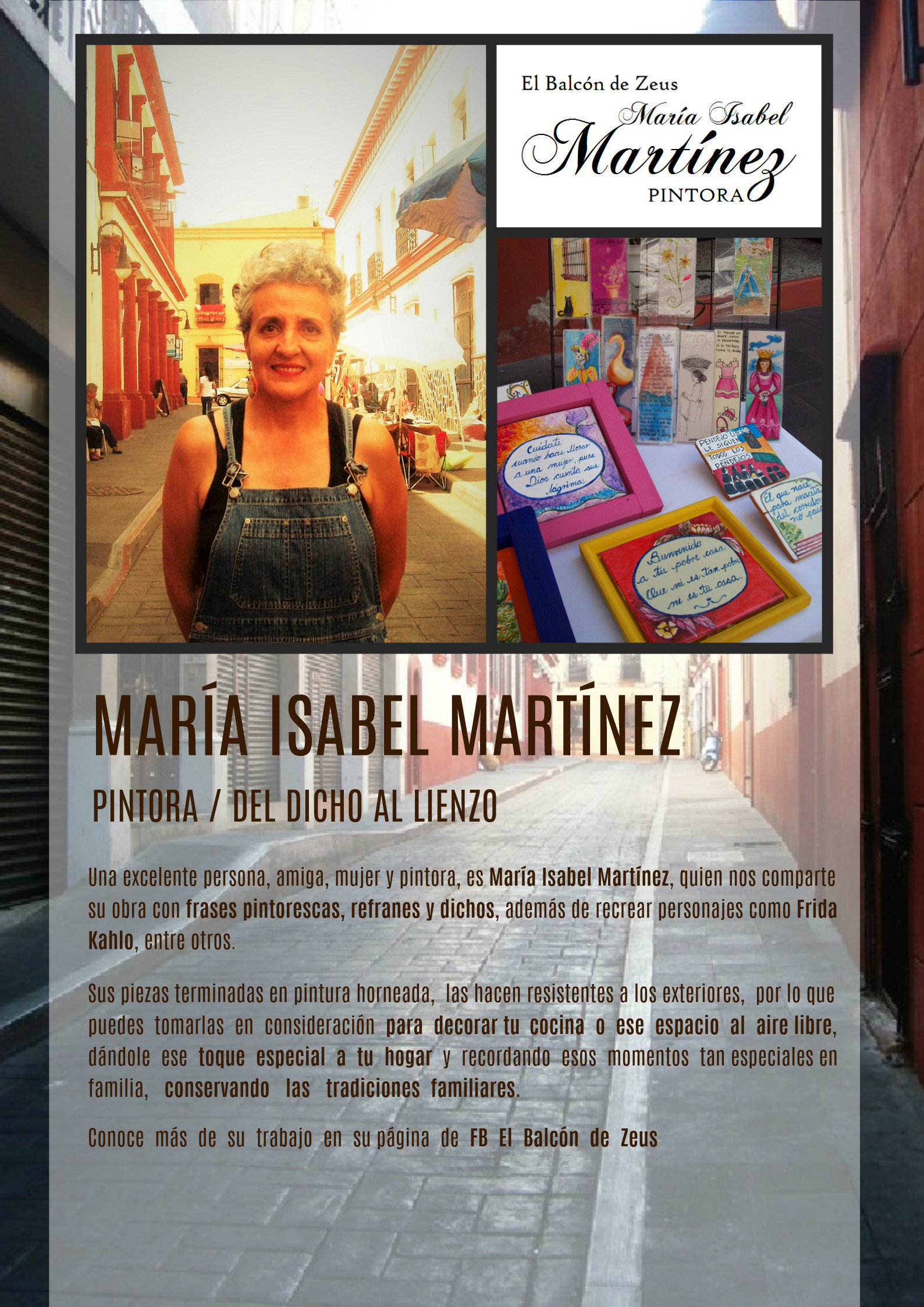 MARÍA ISABEL MARTÍNEZ: - Página web de callejondelartecuernavaca