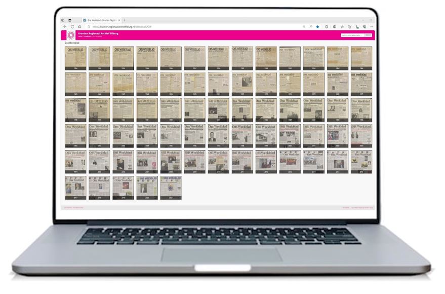 Welkom in het digitaal archief van Ons Weekblad - Uitgeverij Em. de Jong!