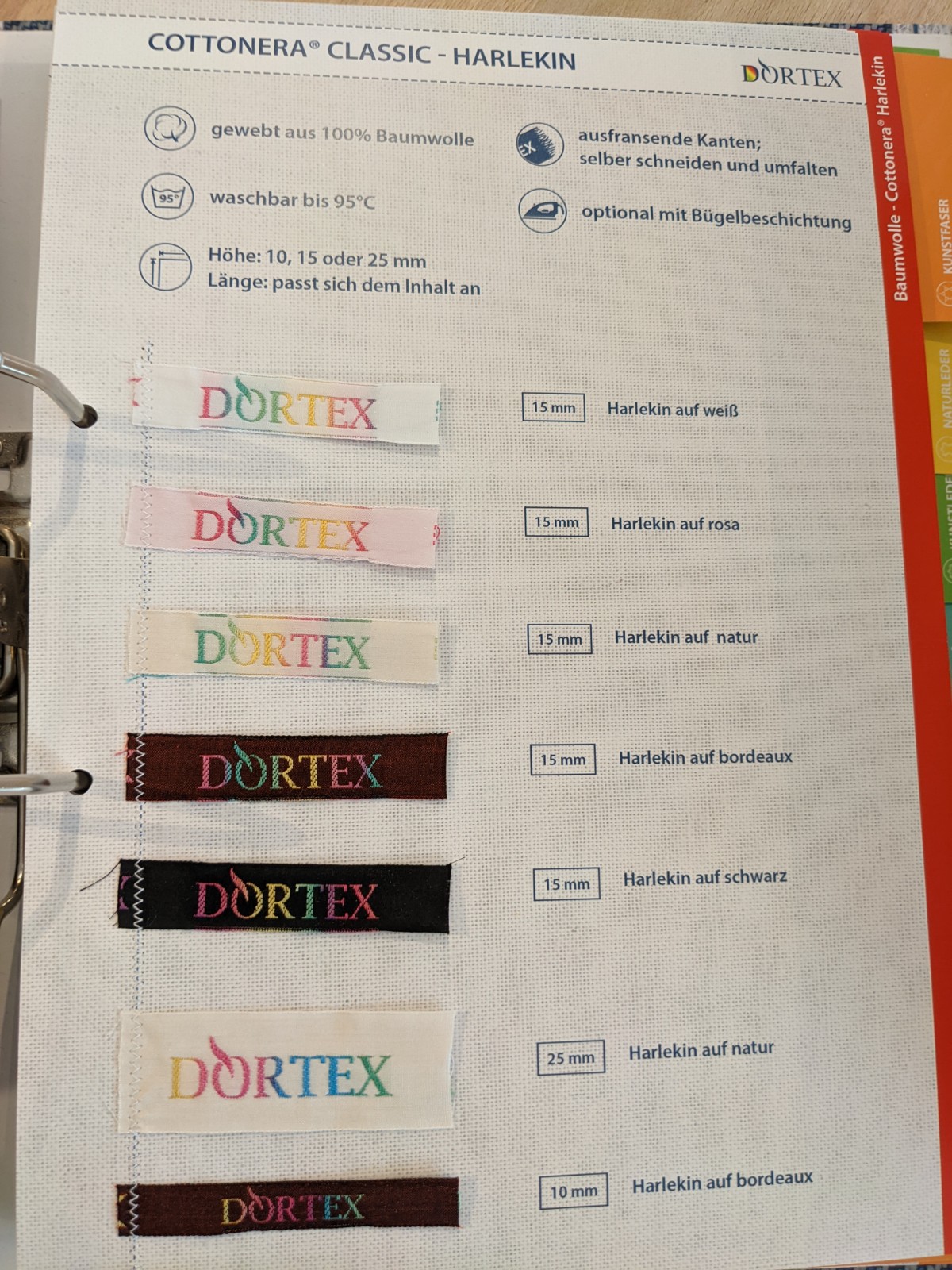 DORTEX Labels, Etiketten,... - SchönesWerk- Kurse, Stoffe ...