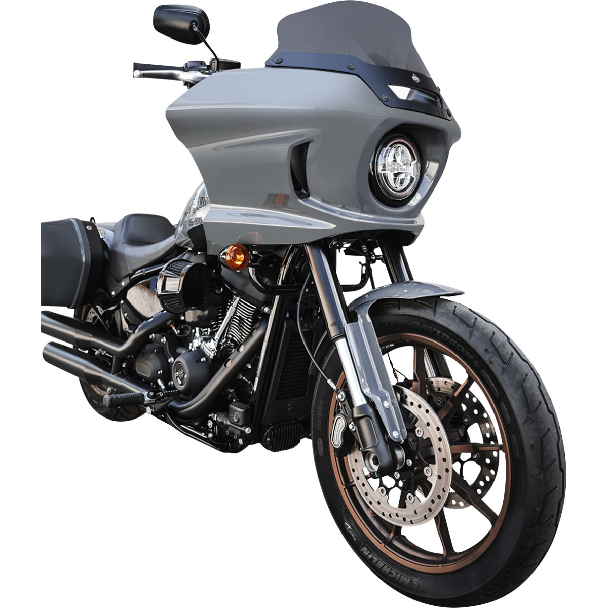 MAX-WS-KW-LowRider-ST 6" Flare Windshield Dark Smoke - Maxomation ...