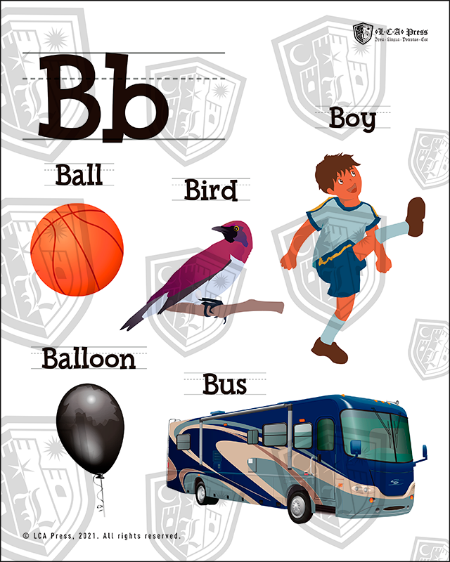 Alphabet Picture Dictionary Set [Wall Posters] - LCA Press, Inc.