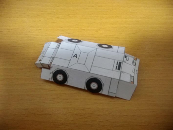 PUSH BACK TRUCK PAPER CRAFT - ときめきを届けるサイト