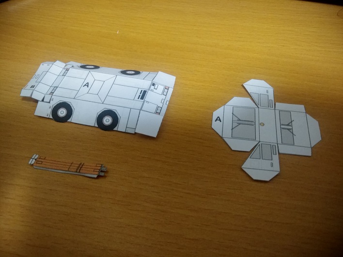 PUSH BACK TRUCK PAPER CRAFT - ときめきを届けるサイト