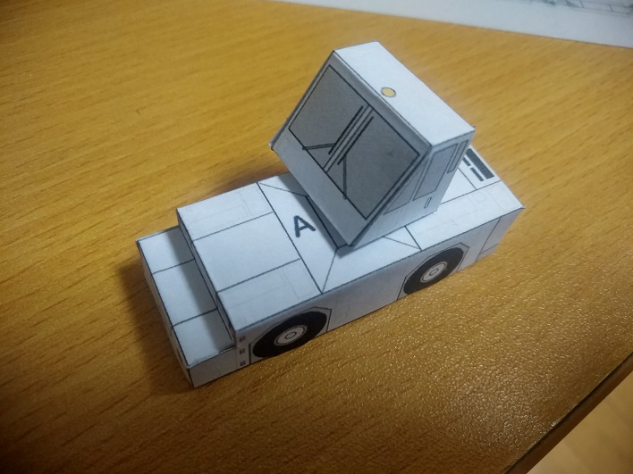 PUSH BACK TRUCK PAPER CRAFT - ときめきを届けるサイト