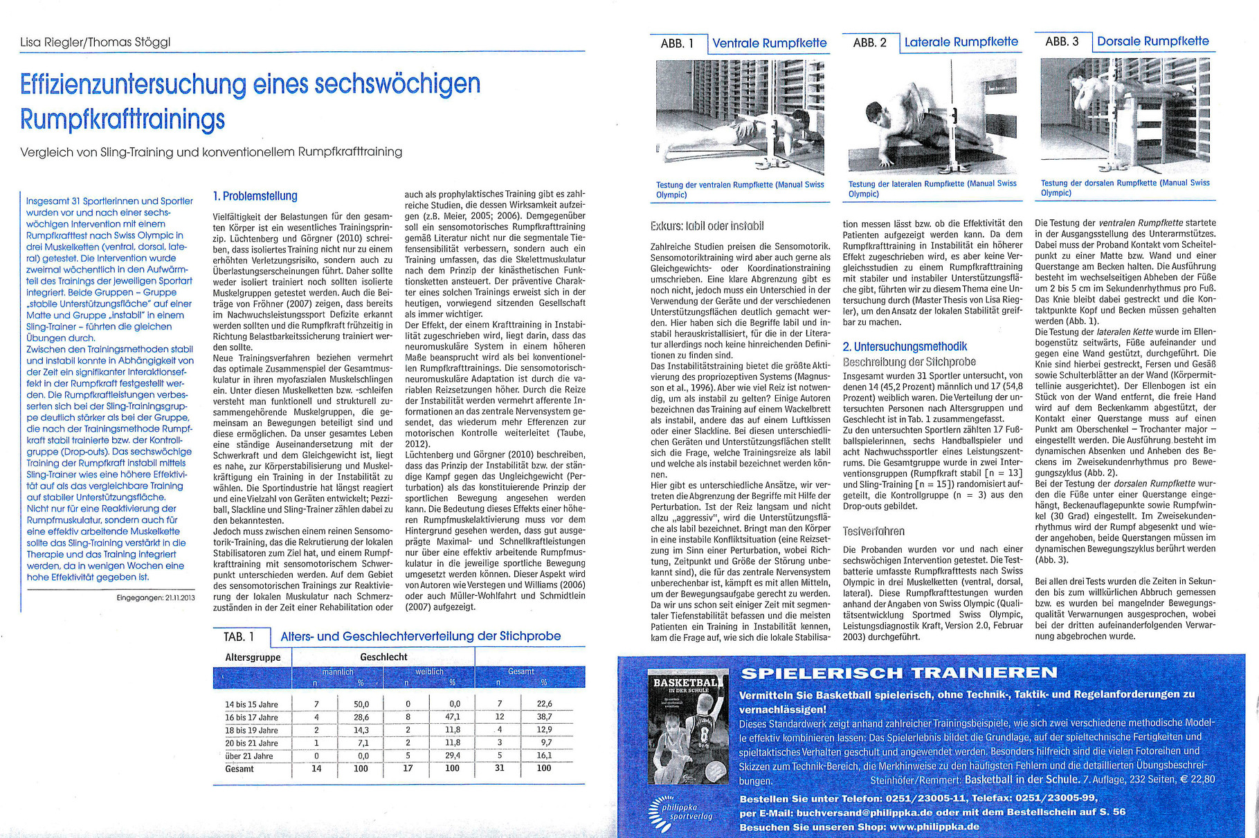 Leistungssport 44(1): 20-23. - Physiotherapie Lisa Riegler
