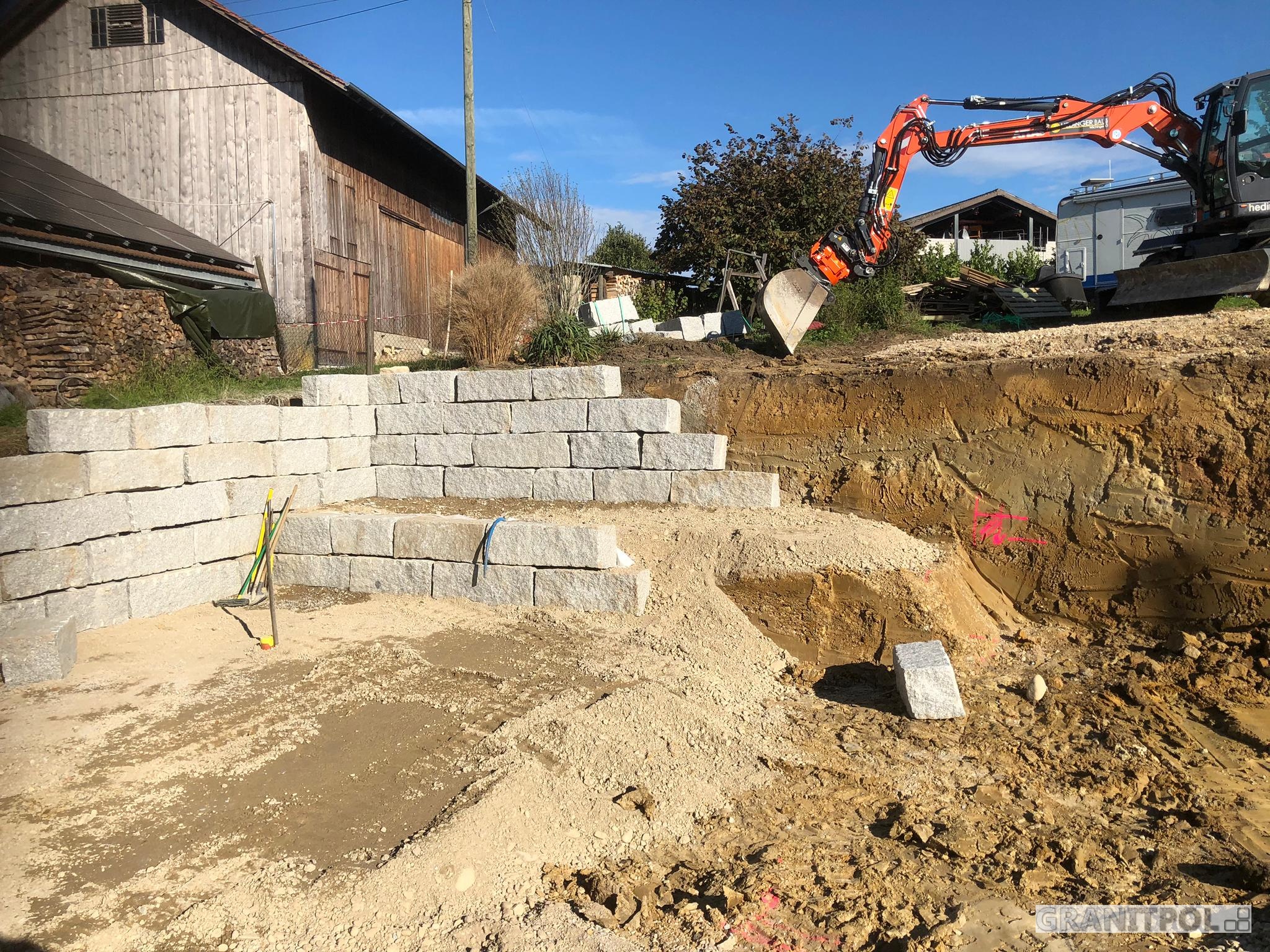 Mauersteine aus Granit - Natursteine aus Polen