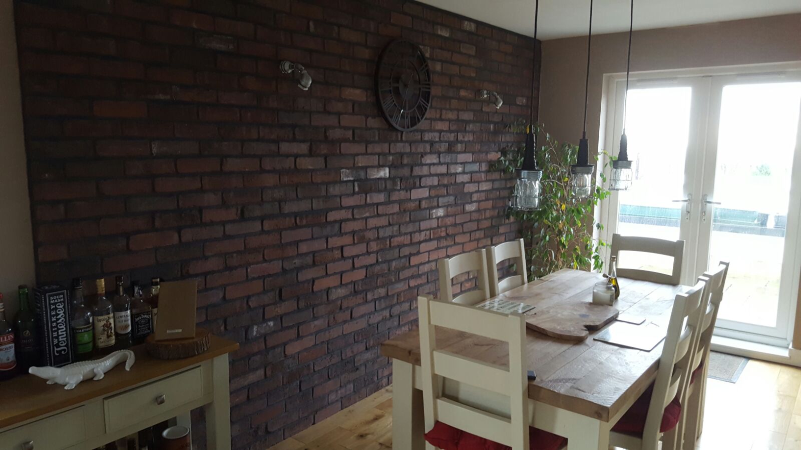 brick wall coving