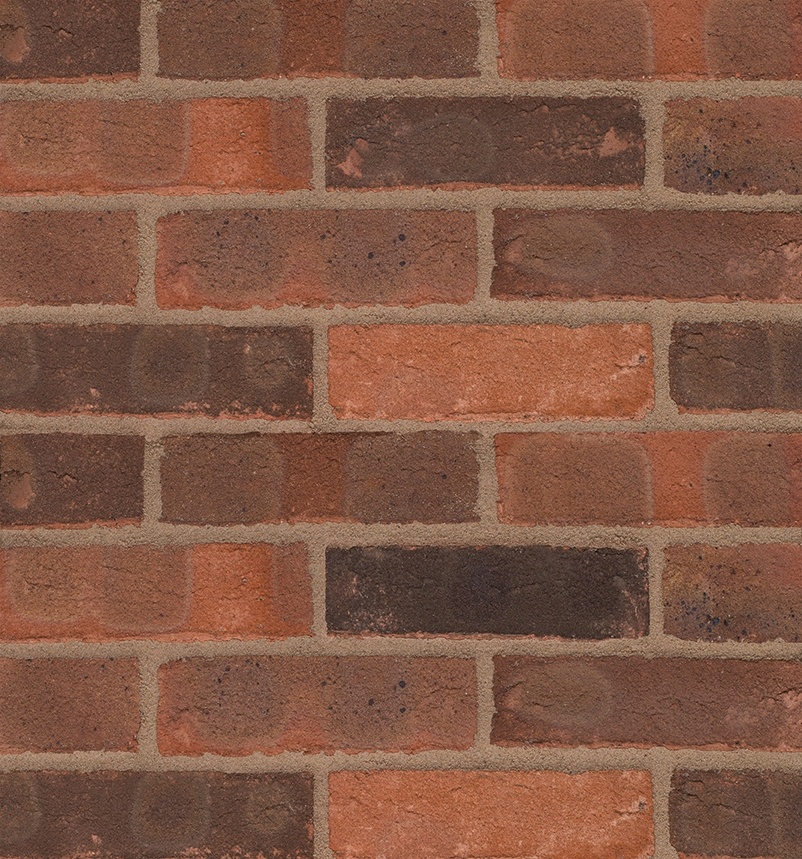 dark red brick slips