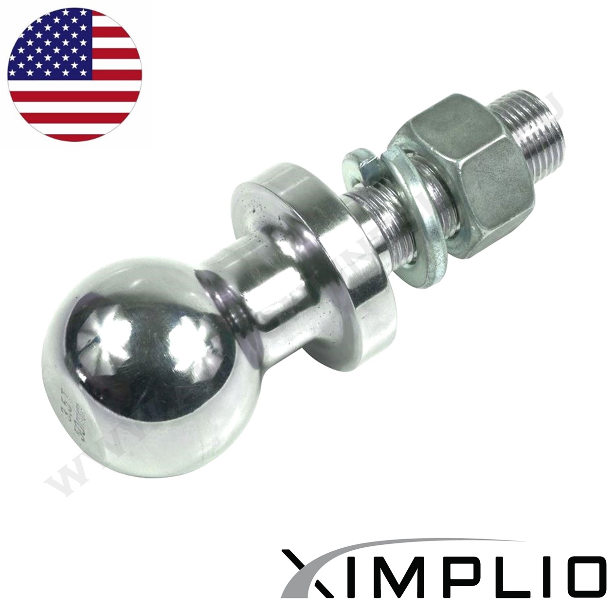 Kugelkopf 2 Zoll für US-Anhänger - AHAKA