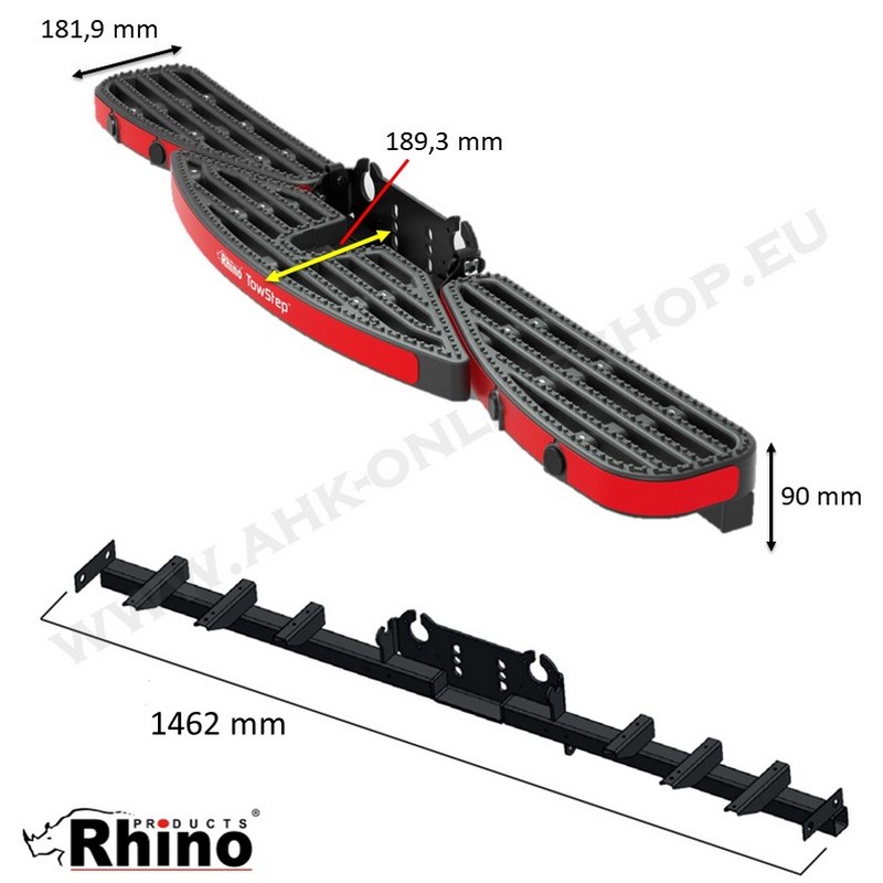 TowStep™ – Trittstufe für Anhängerkupplung von Rhino - AHAKA