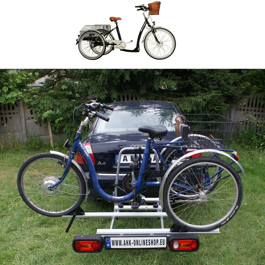 Fahrradträger für Dreirad für AHK - AHAKA