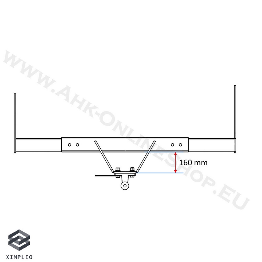 Variable Anhängerkupplung Für Wohnmobil (abnehmbar) - AHAKA