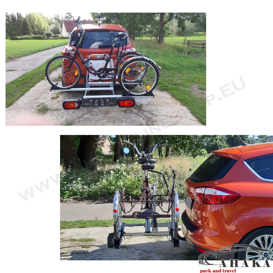 Fahrradträger für Dreirad für AHK - AHAKA