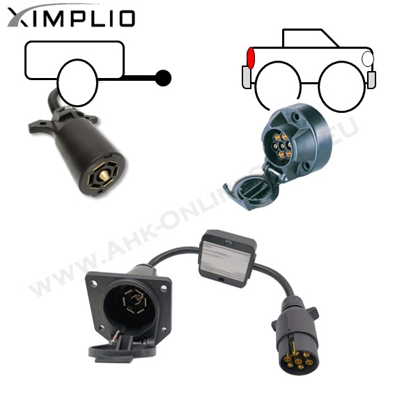 Konverter Für AHK - Von EU Auf US Stecker - AHAKA