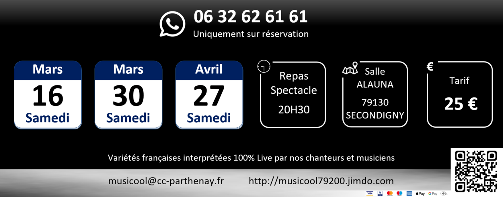 Menu 2024 - Musicool