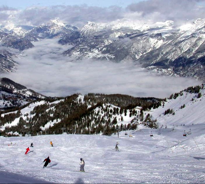 Domaine skiable Risoul - Vars - Site de location-montagne-risoul