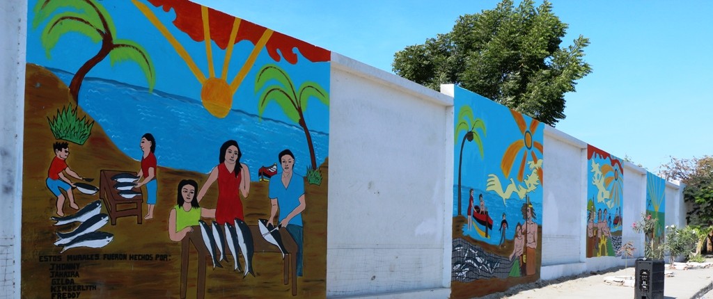 Nuevo mural pintado por estudiantes de Manta - Revista LA GENTE de Manabí
