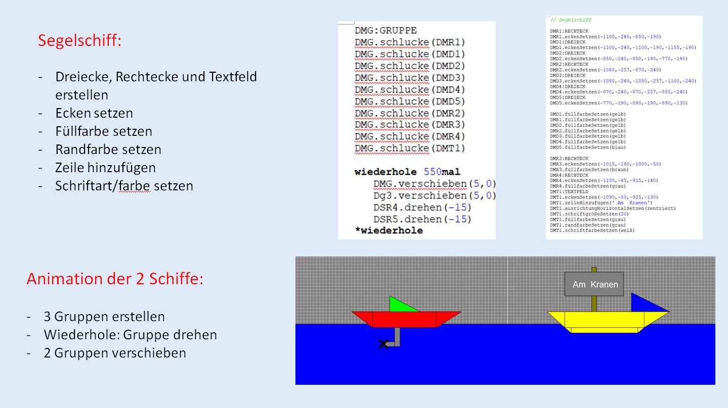Projektpräsentation der 9. Klassen (9A) Objektorientierte ...