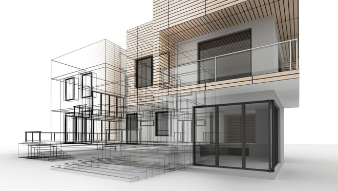 dibujo arquitectonico edificio