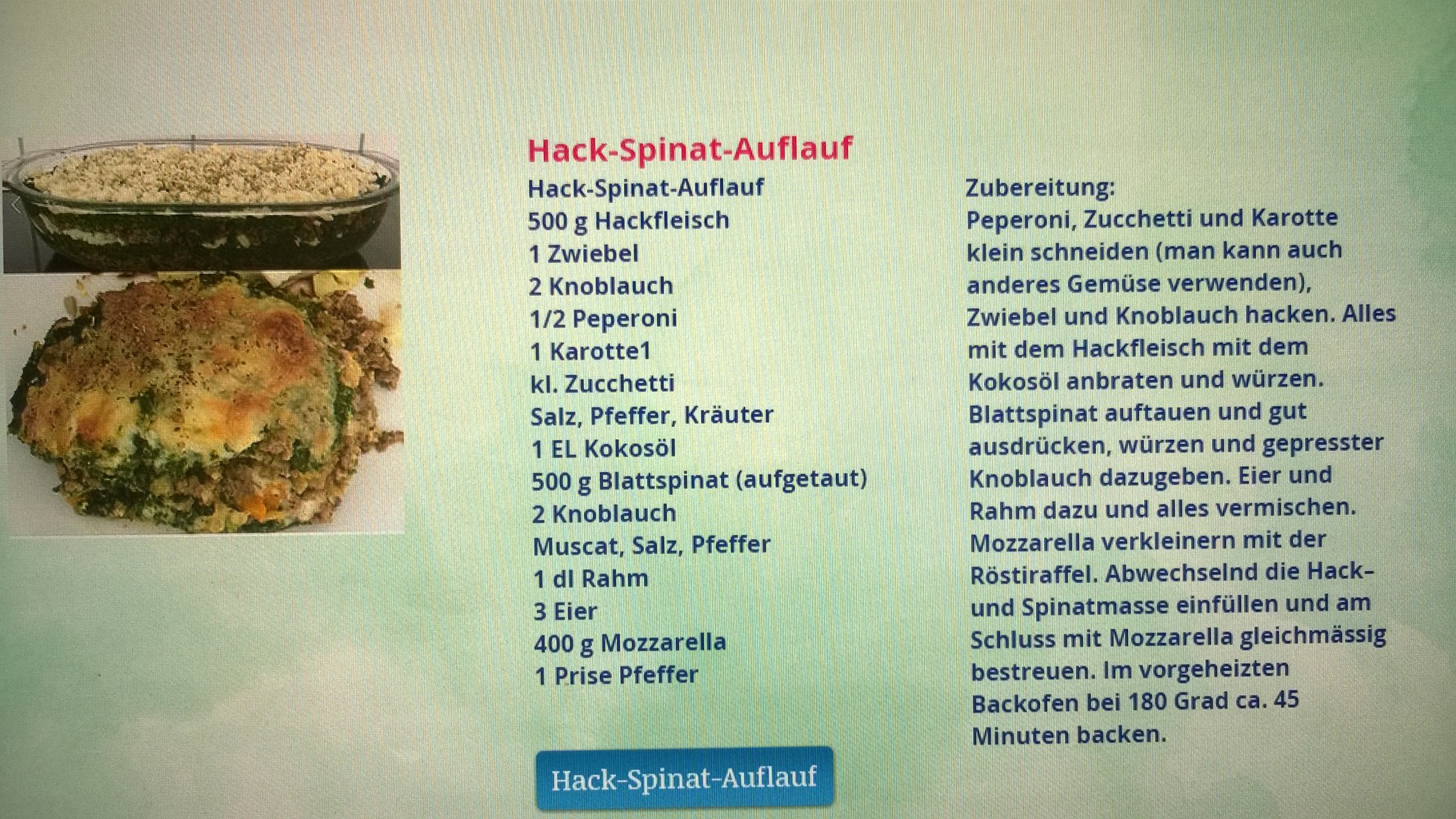 C9-Rezepte - Tag 3 bis 9 - 9-Tage-Körper-Reinigungsprogramm