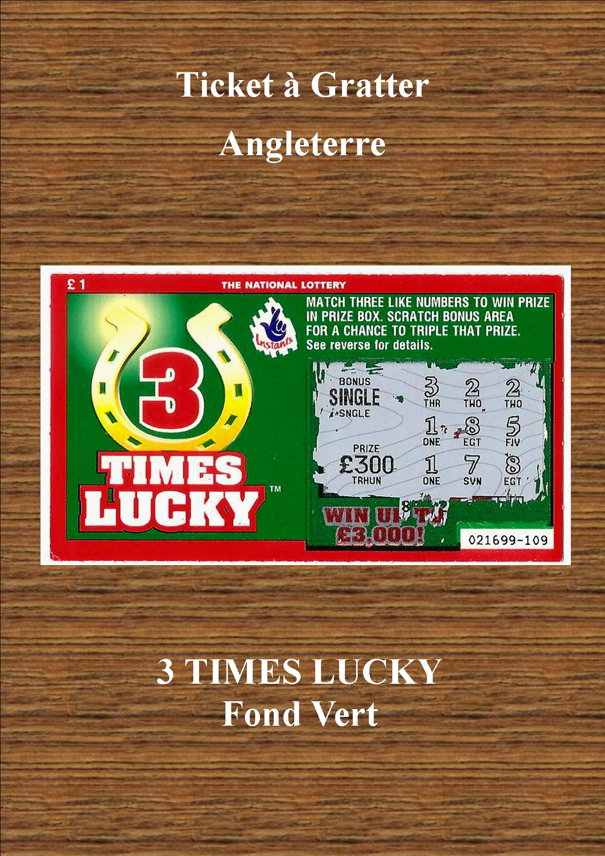 3 TIMES LUCKY - Site de tickets-a-gratter