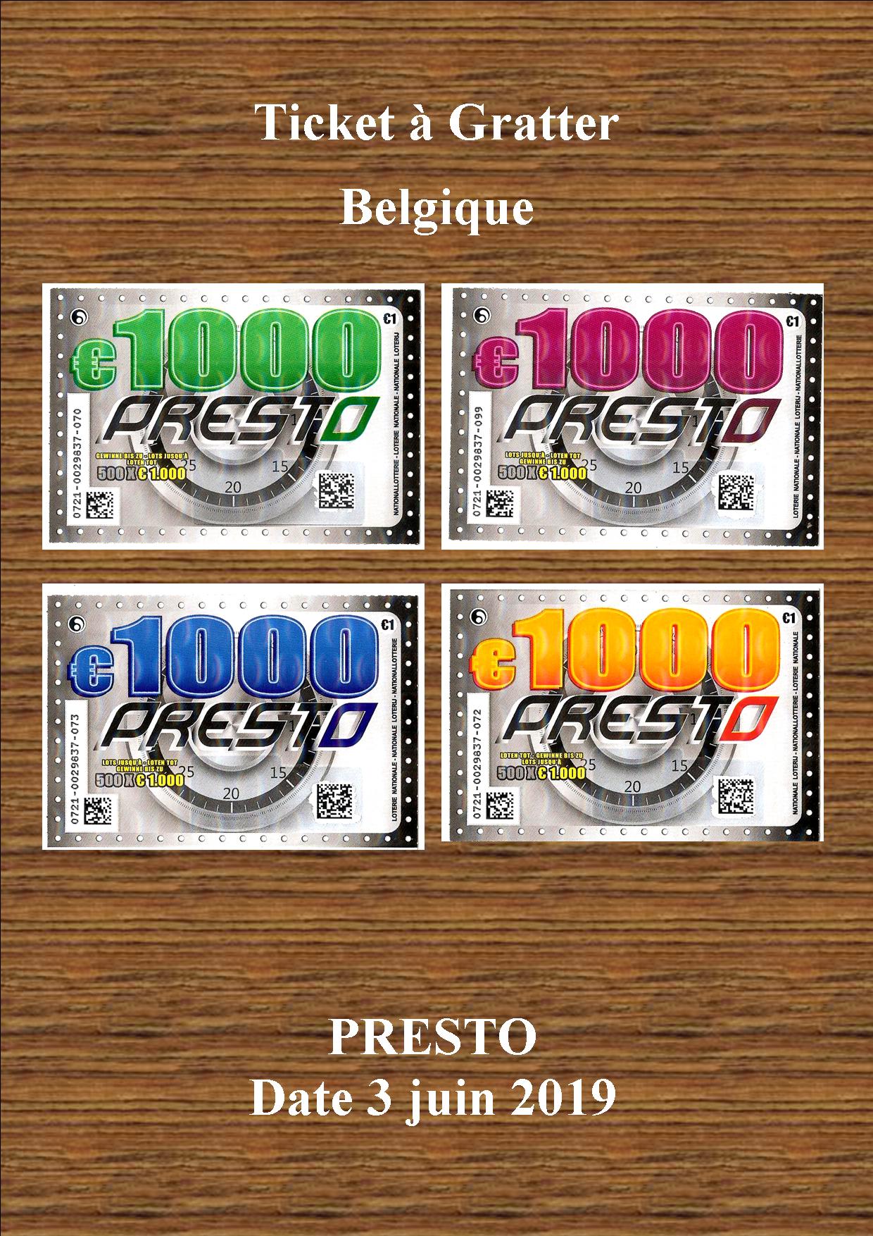 PRESTO - Site de tickets-a-gratter
