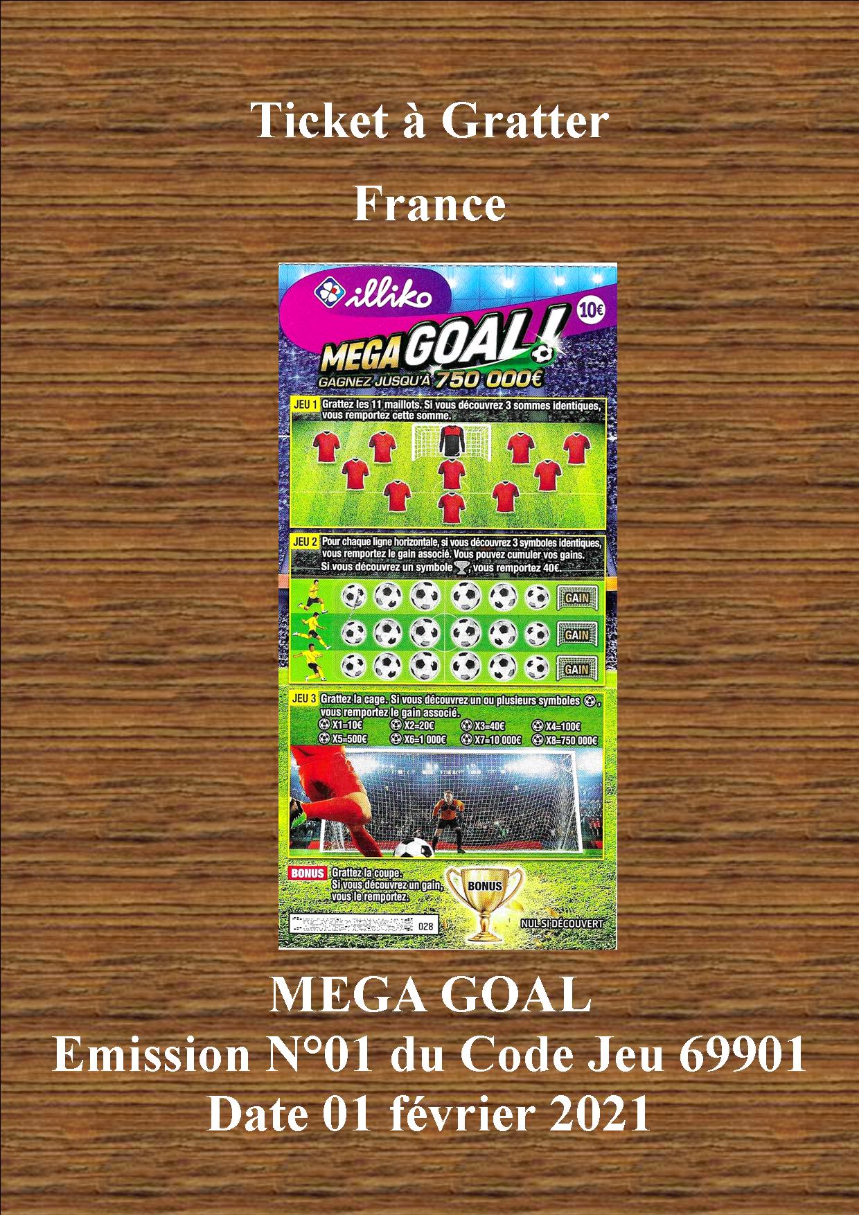 MEGA GOAL - Site de tickets-a-gratter