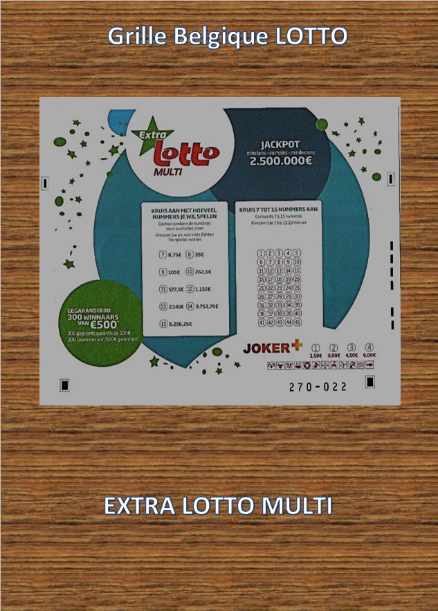 EXTRA LOTTO MULTI - Site de tickets-a-gratter