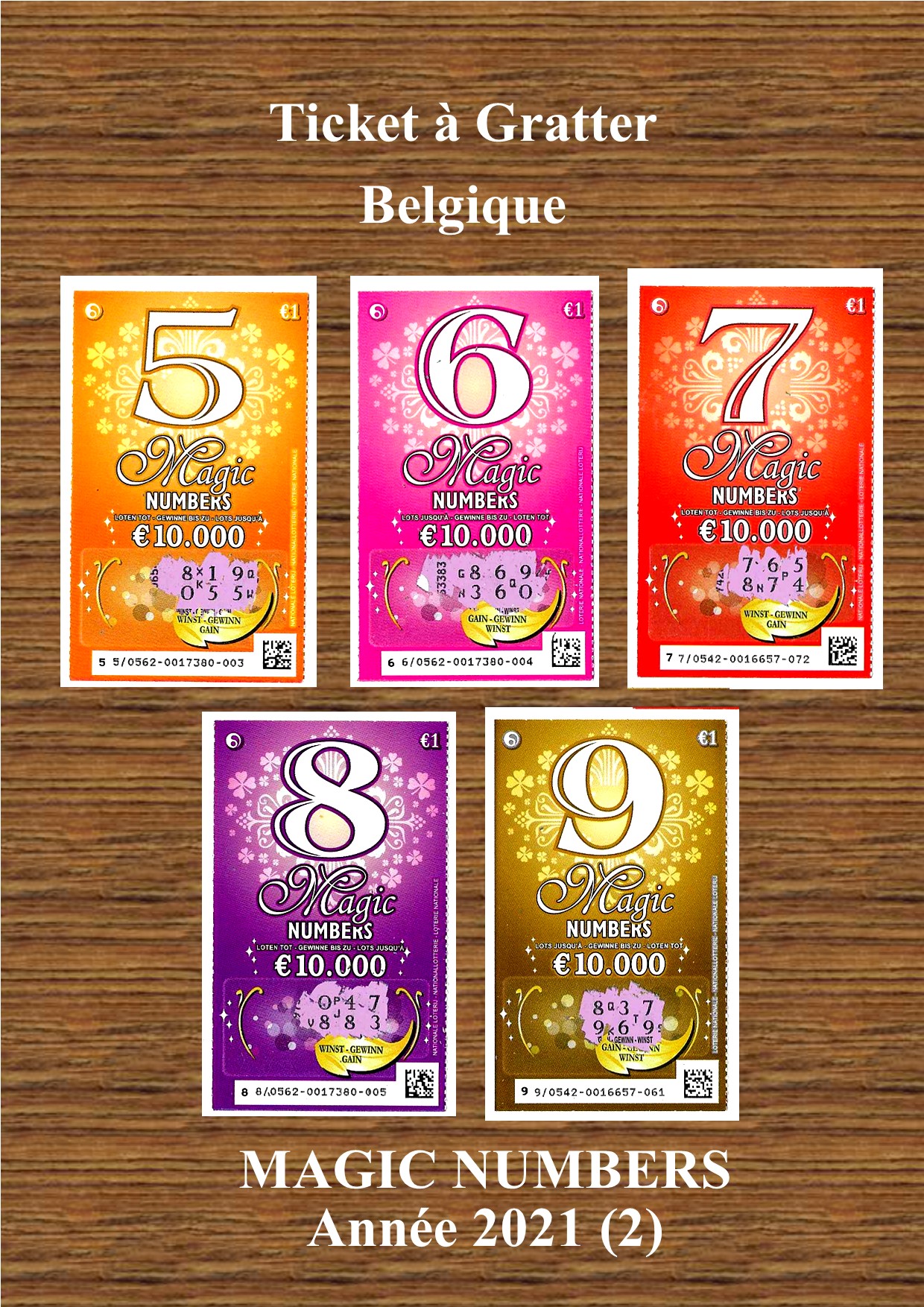 MAGIC NUMBERS - Site de tickets-a-gratter