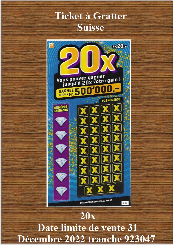 20X - Site de tickets-a-gratter