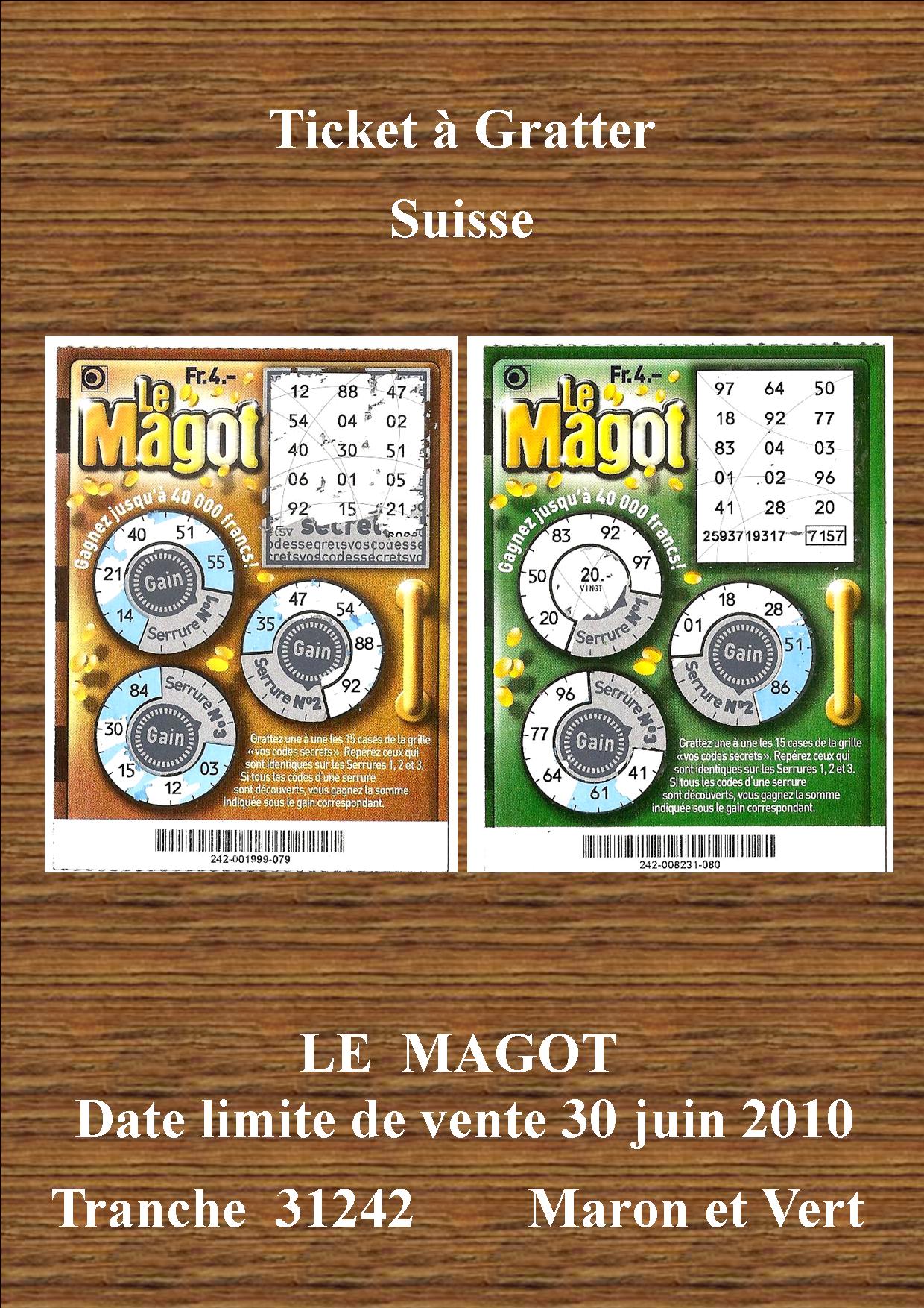 LE MAGOT - Site de tickets-a-gratter