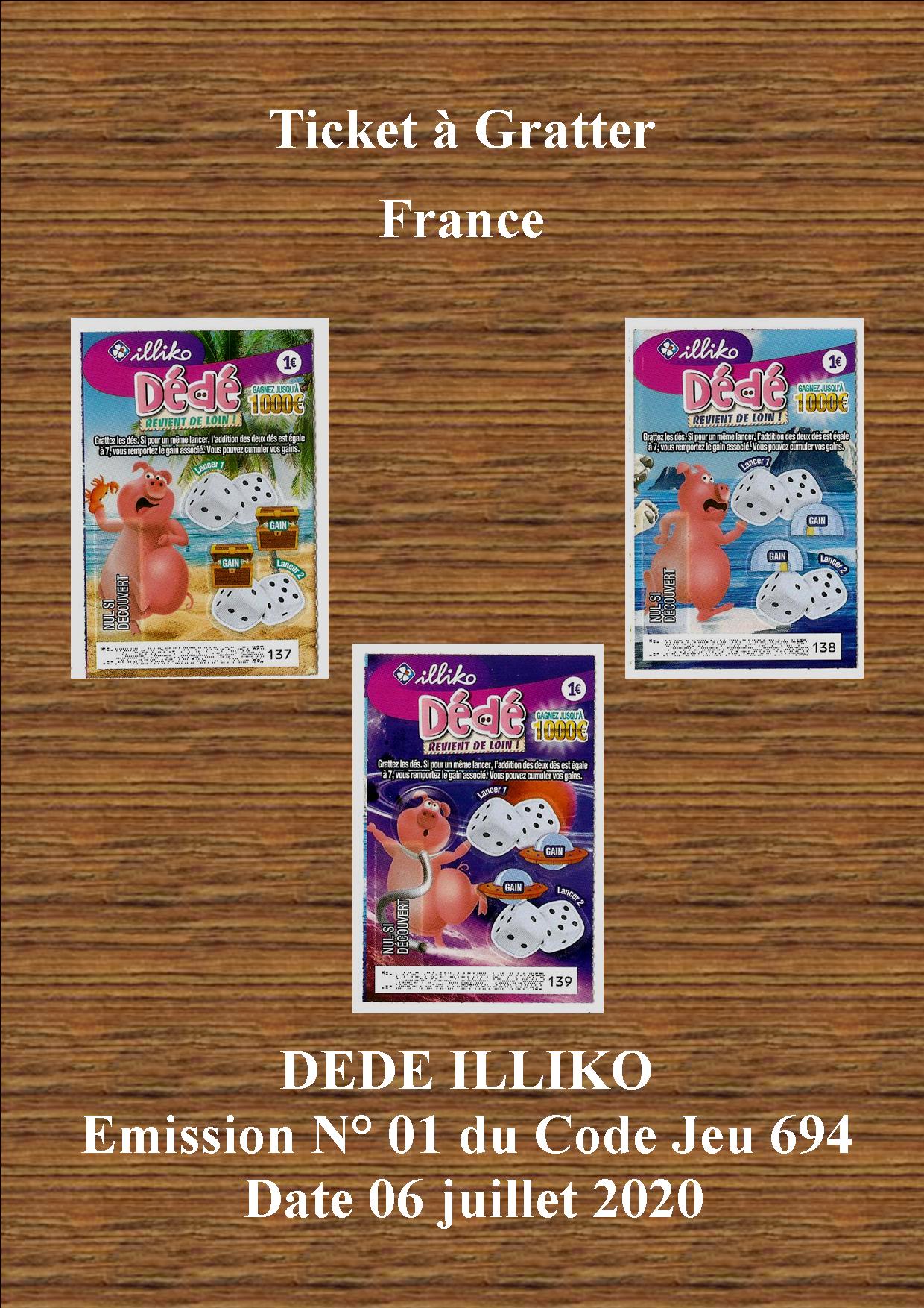 DEDE illiko - Site de tickets-a-gratter