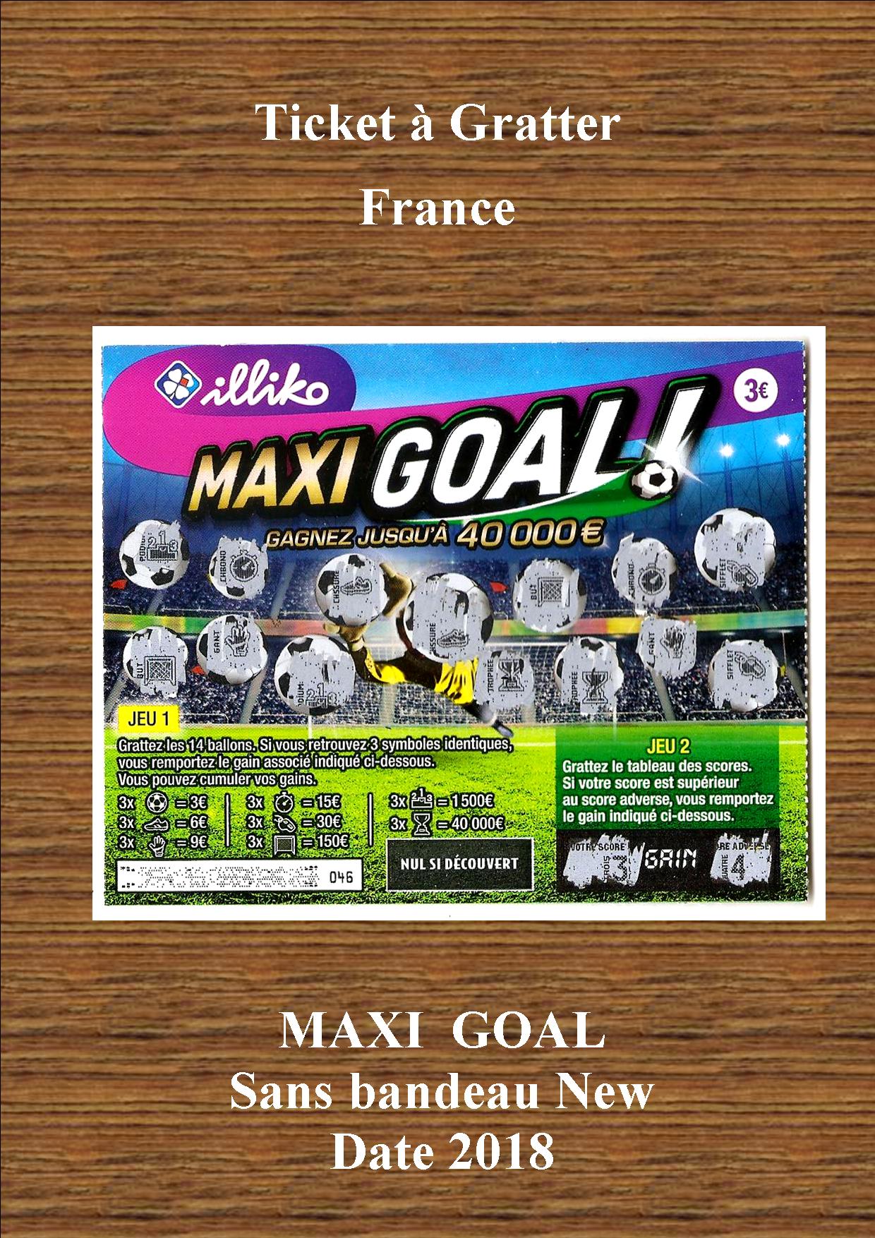 MAXI GOAL - Site de tickets-a-gratter
