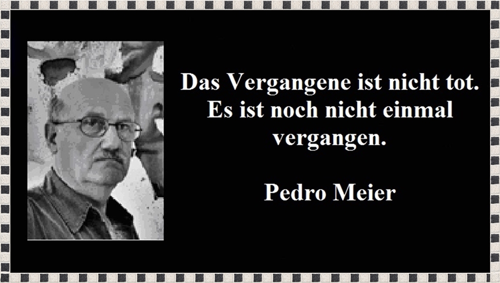 Pedro Meier Schriftsteller Zitate - Stiftung Gerhard Meier Haus ...