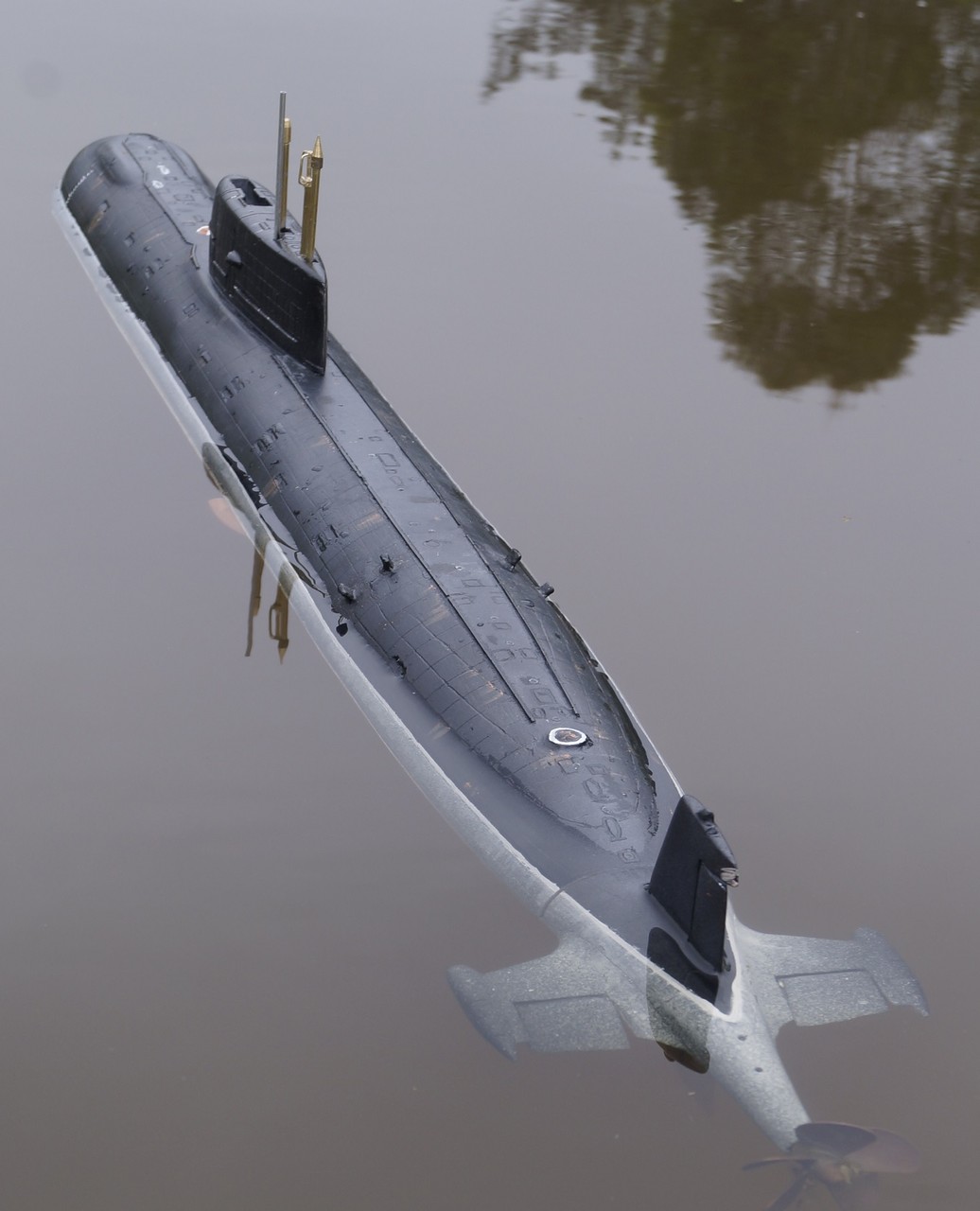 RC Model Submarine kits and cylinders - zerobubblemodeldesign