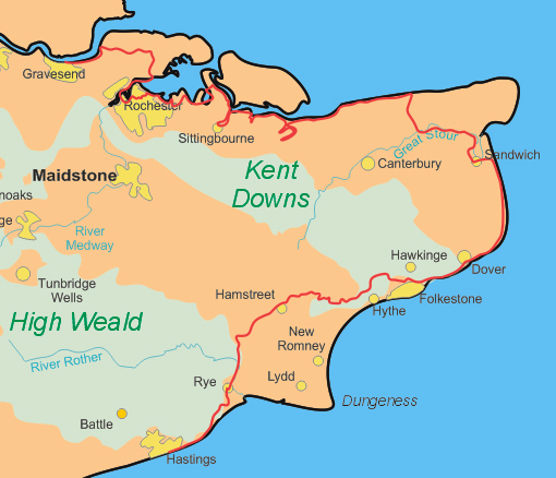 Saxon Shore Way - Website of steveandlarrydocharity!