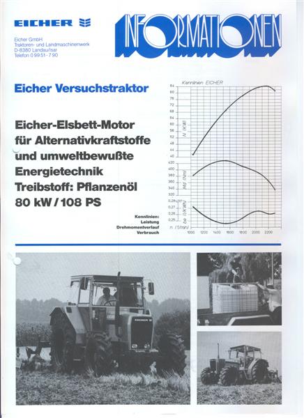 Eicher 3108 Elsbett - Eicher Infos & Daten