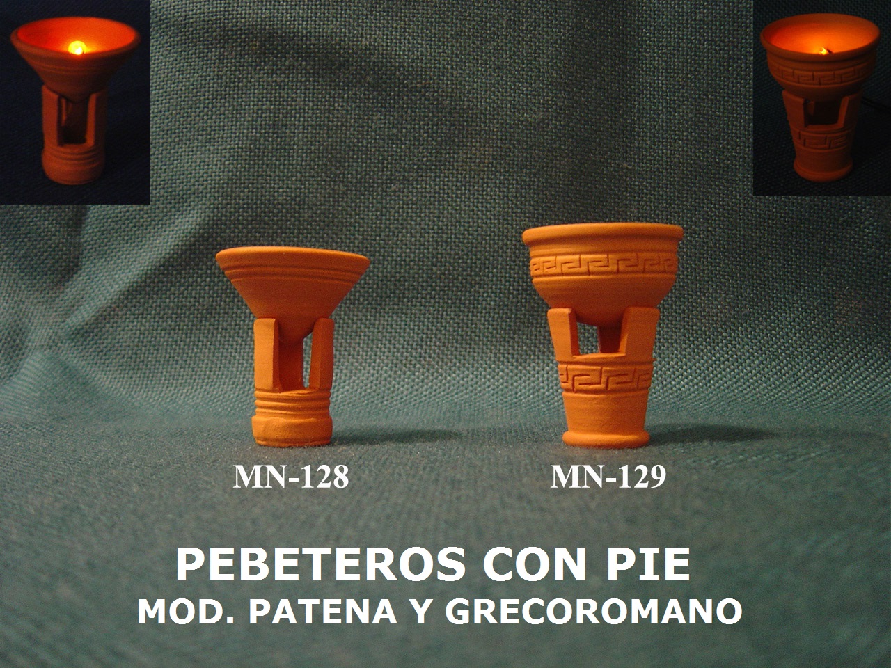 Antorchas y Pebeteros... - MIBAKO Miniaturas de Barro Cocido