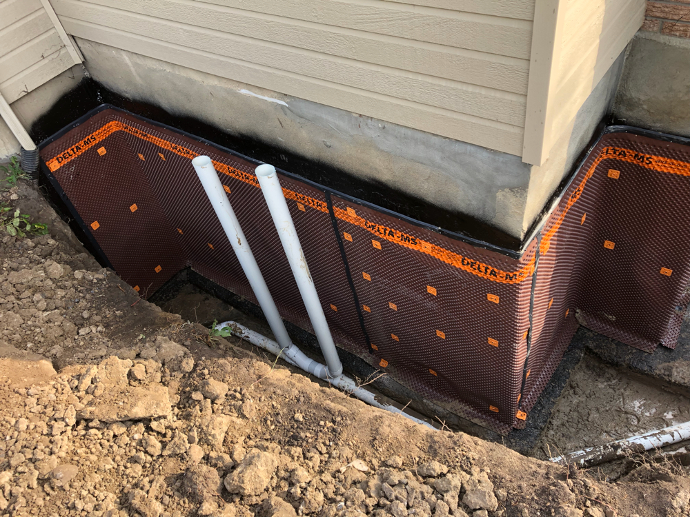 Membrane alvéolée Delta® ms - Spécialiste fissures fondations | Drains ...