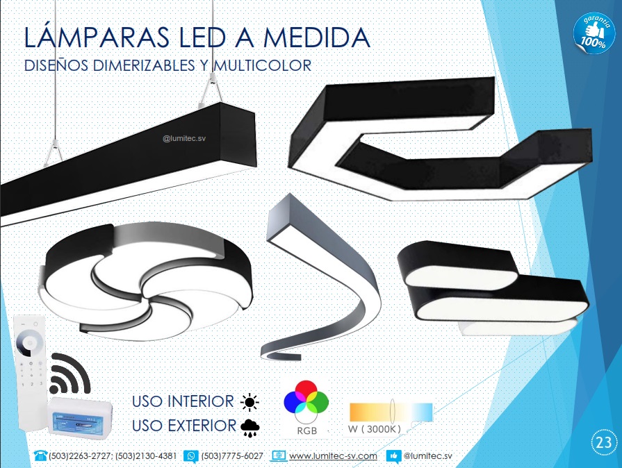 Luces LED decorativas para Jardín - Lumitec El Salvador