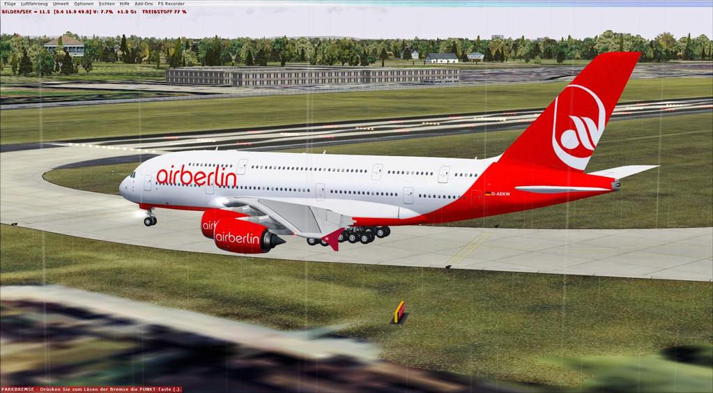 Airbus A380 Frankfurt nach Finkenwerder - ronaldi50 - FSX A380 Freeware ...