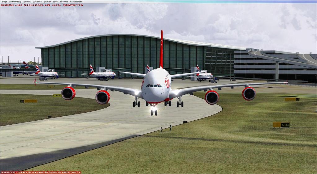 Airbus A380 Frankfurt nach Finkenwerder - ronaldi50 - FSX A380 Freeware ...