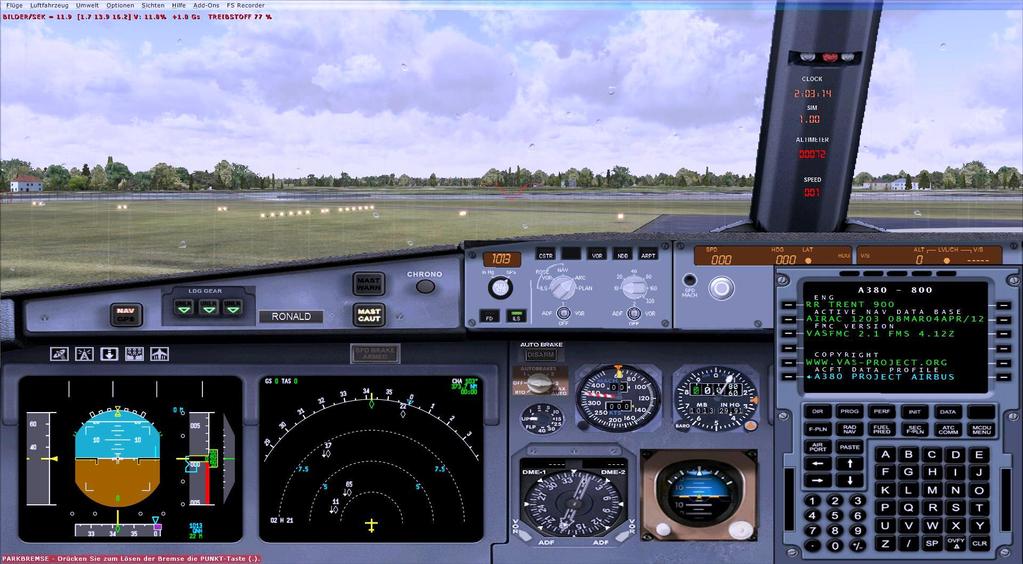 Airbus A380 Frankfurt nach Finkenwerder - ronaldi50 - FSX A380 Freeware ...