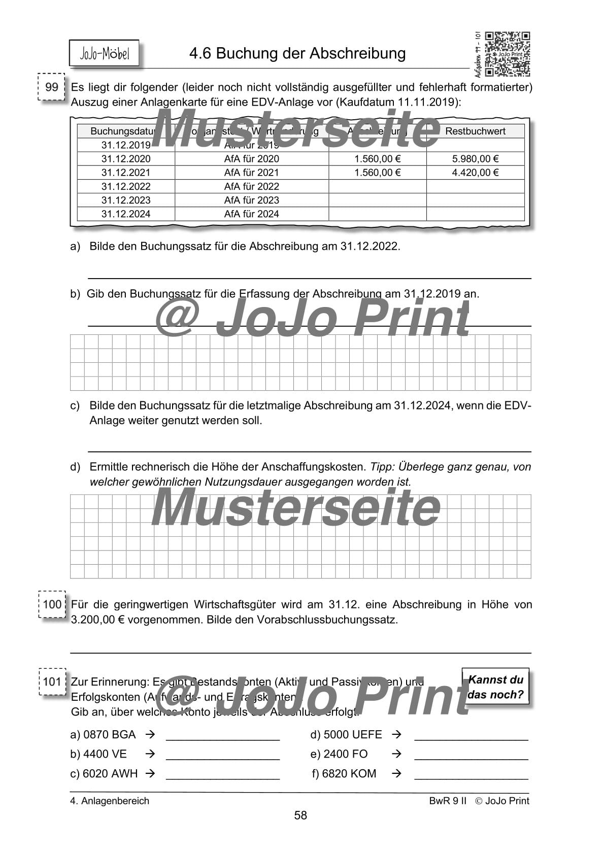 BwR 9 II - JoJo Print - BwR-Arbeitshefte für die Realschule