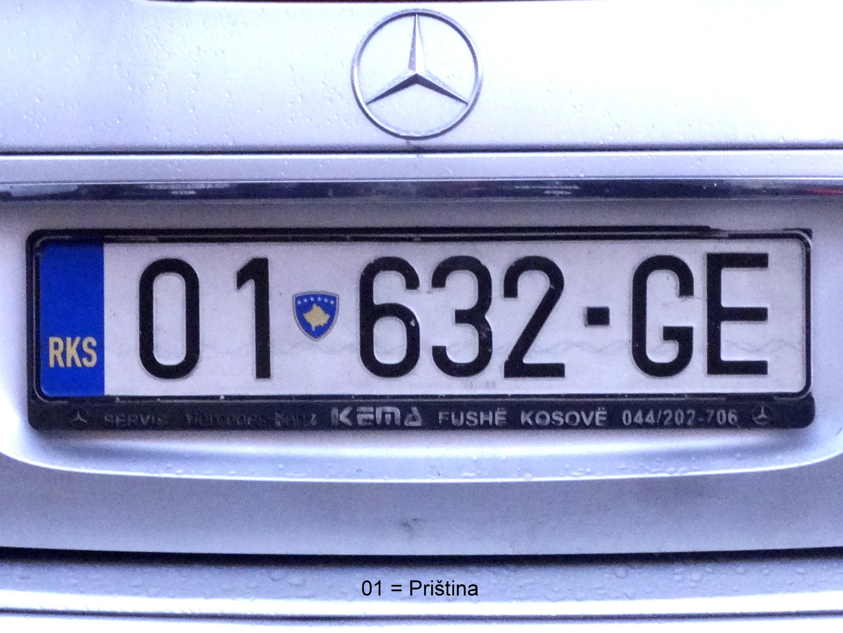 Kosovo RKS - plates-spotting Webseite!